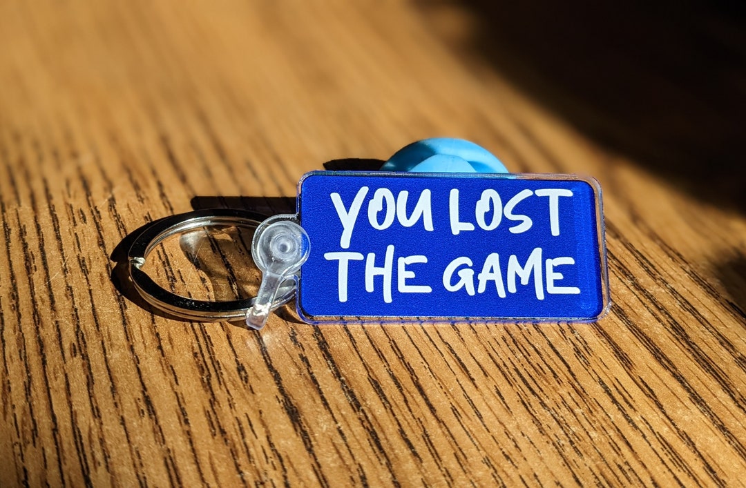 You Lost the Game Keychain - Etsy
