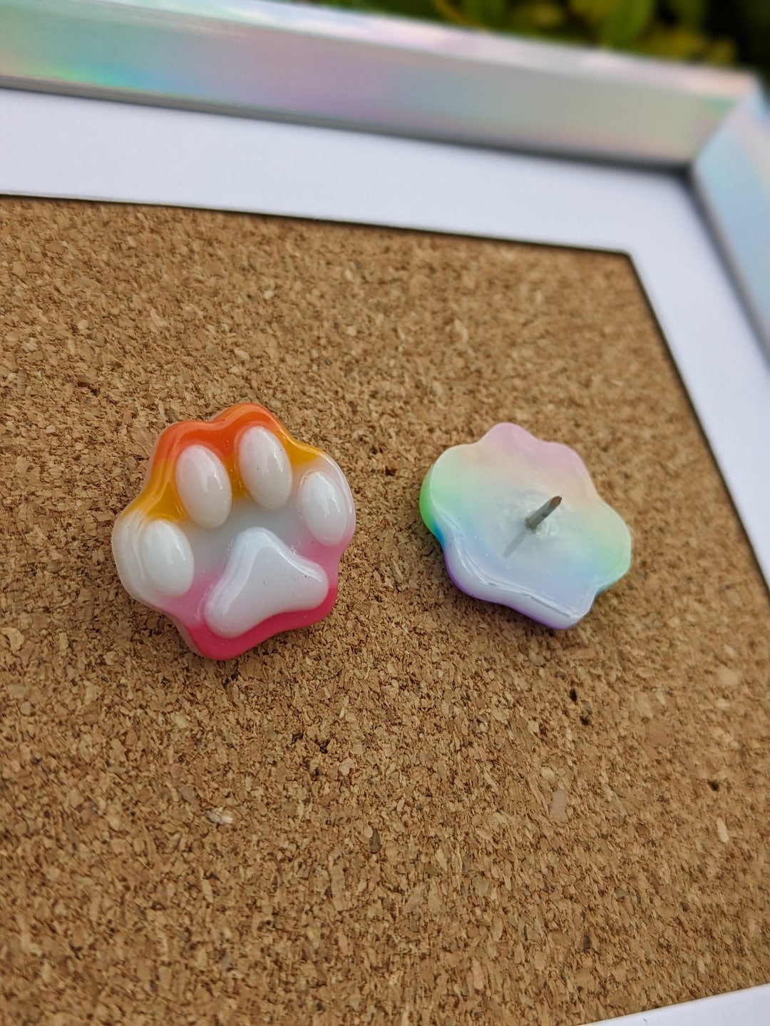 Pride Paw Print Pins - Etsy