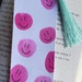 Smiley Face Watercolor Bookmark - Etsy