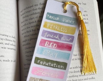 Taylor swift bookmark - Etsy