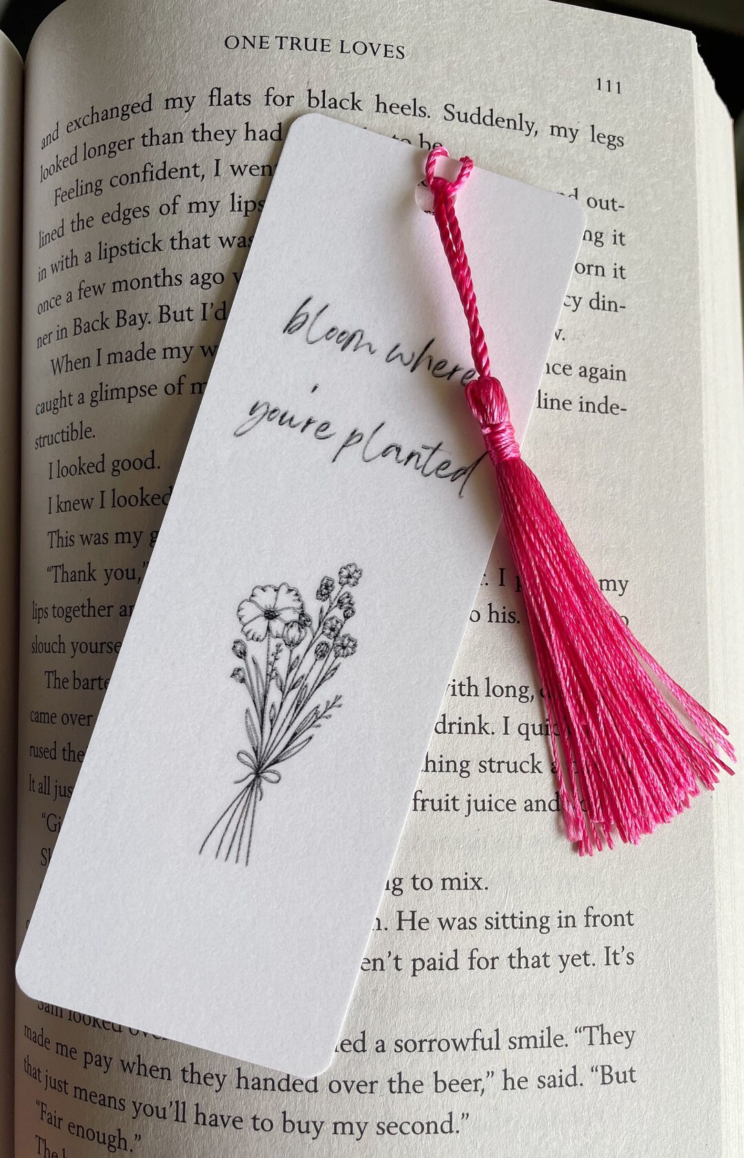 Bloom Where You're Planted Bookmark - Etsy