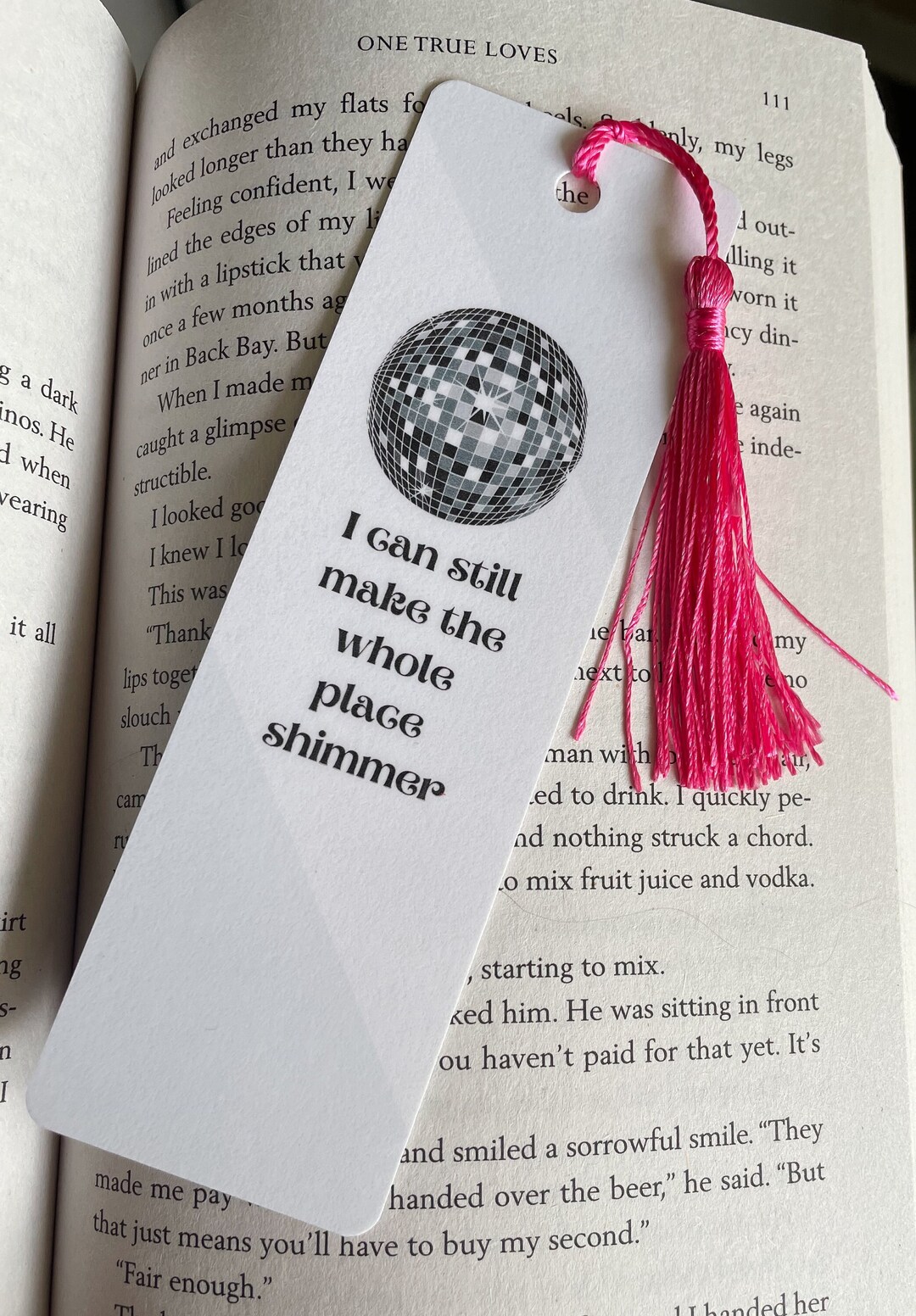 I Can Still Make the Whole Place Shimmer Taylor Swift Bookmark - Etsy