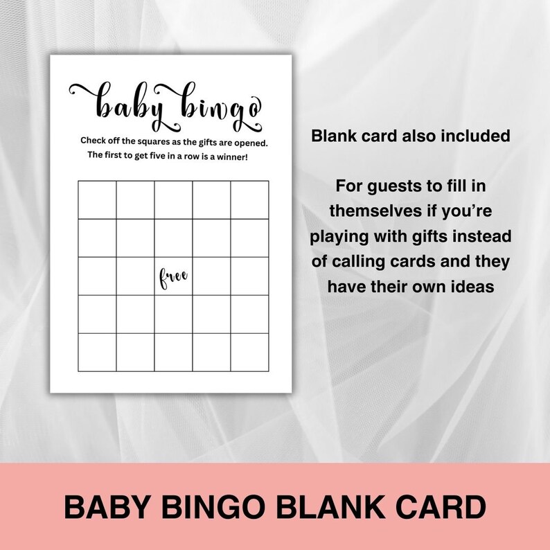 30 Baby Shower Bingo Game, Printable-baby Boy Girl Games-gender Reveal ...