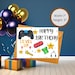 Video Game Birthday Card Printable, Birthday Card for Kids,printable ...