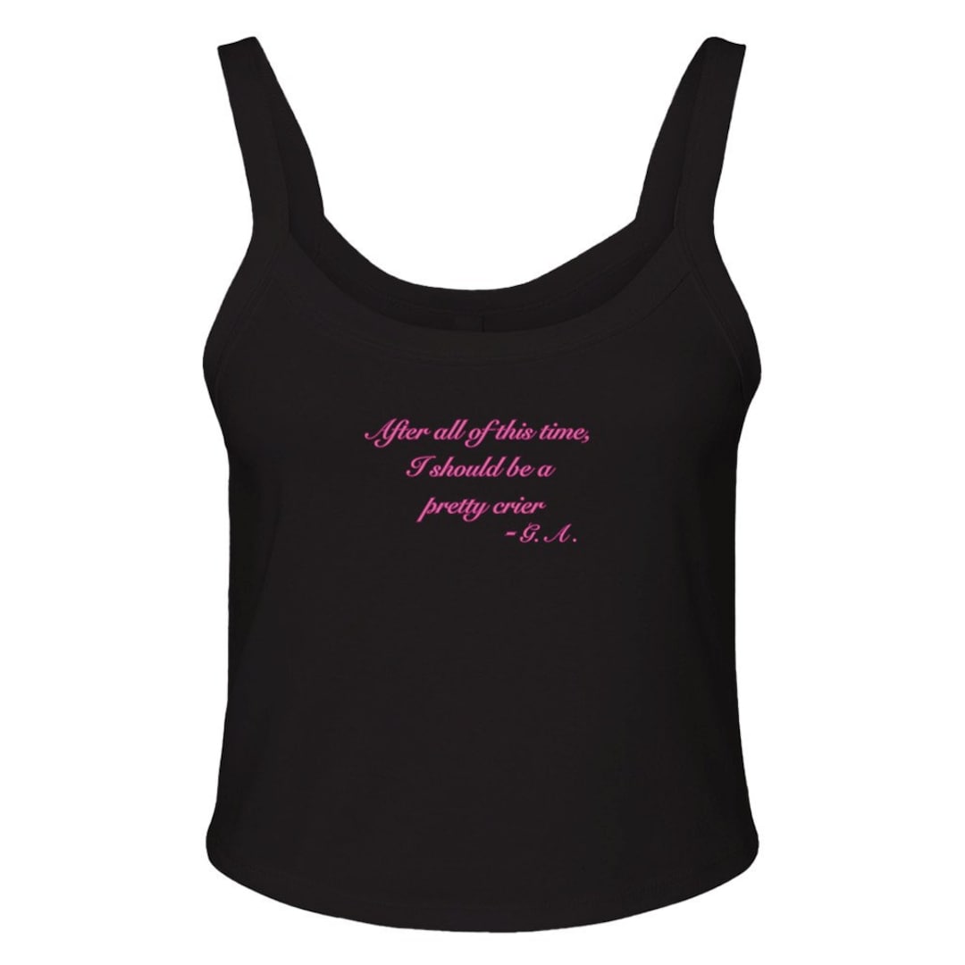Pretty Crier Tank Gracie Abrams Block Me Out Merch - Etsy