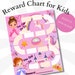Princess Reward Chart for Kids | Behavior Chart for Kids | Printable ...