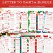 Letter to Santa Bundle | Printable Letters to Santa | Kids Letter to ...