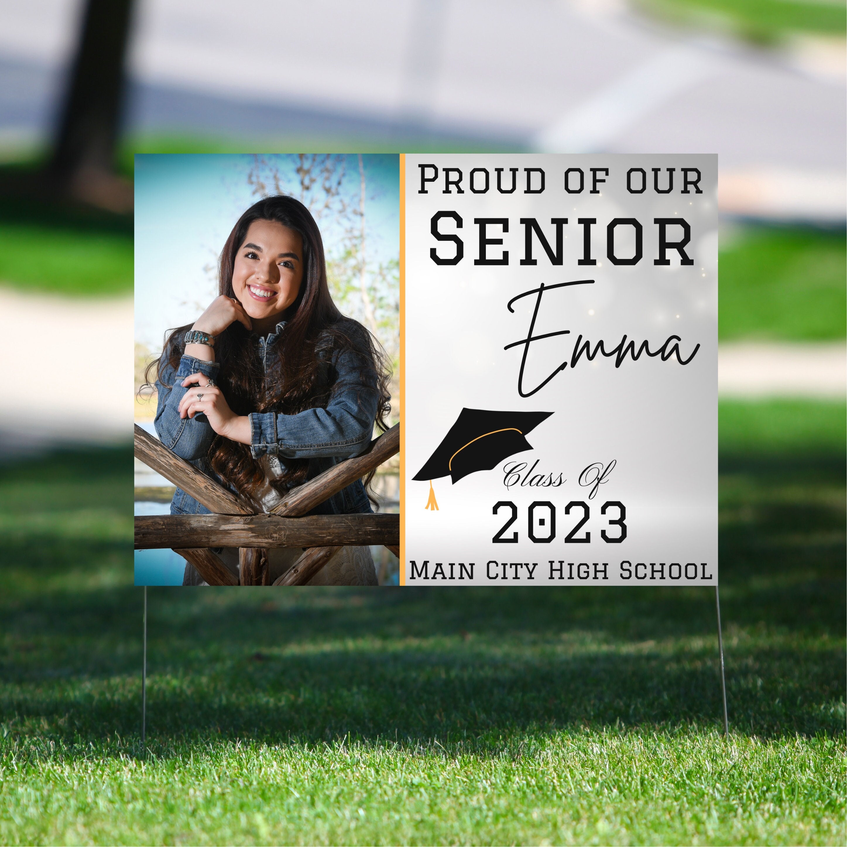 Graduation Yard Sign, High School Graduation Yard Sign, College ...