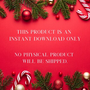 Printable Christmas Card | Classic Christmas | Christmas Tree Card ...