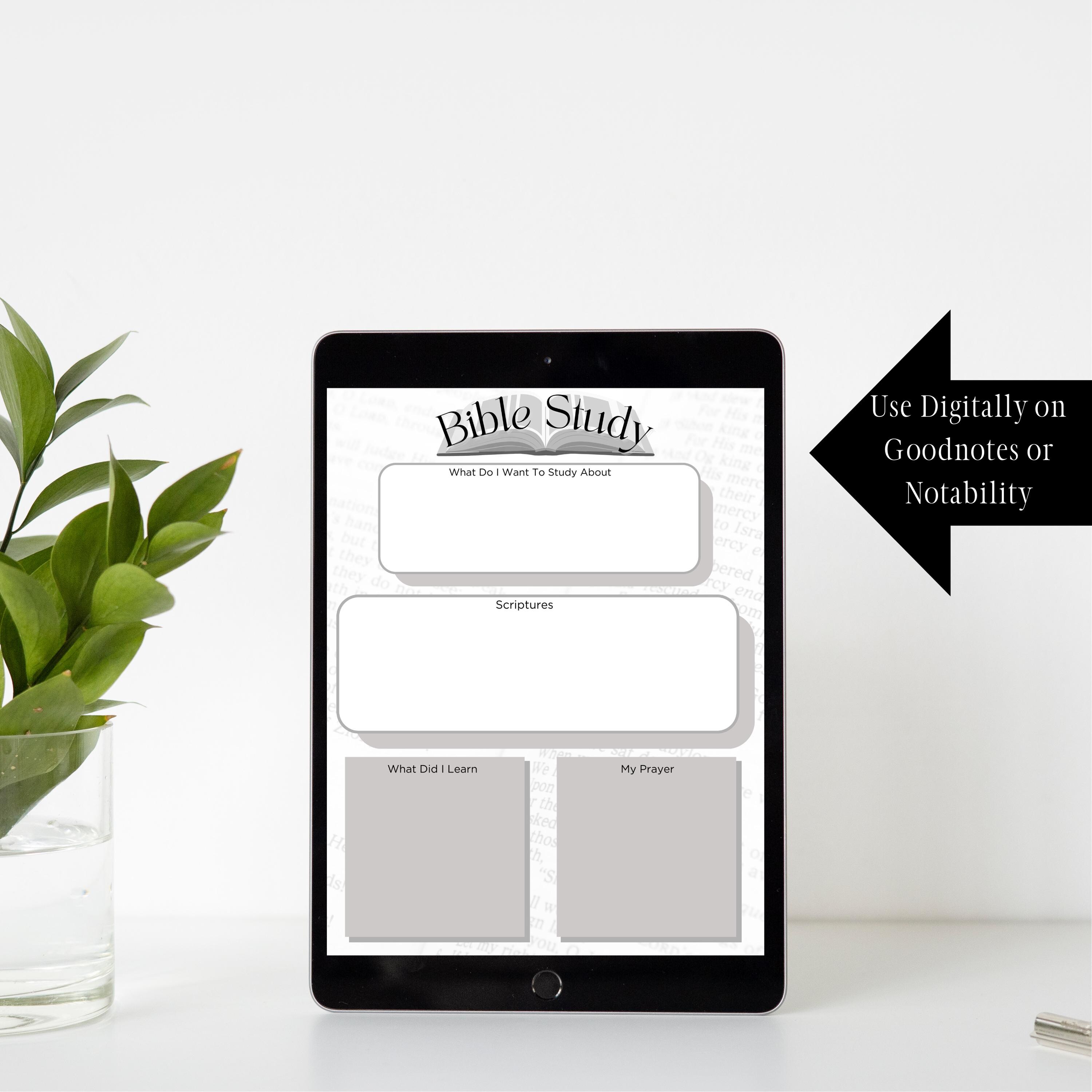 Bible Study Note Page | Printable Bible Study | Bible Study for ...