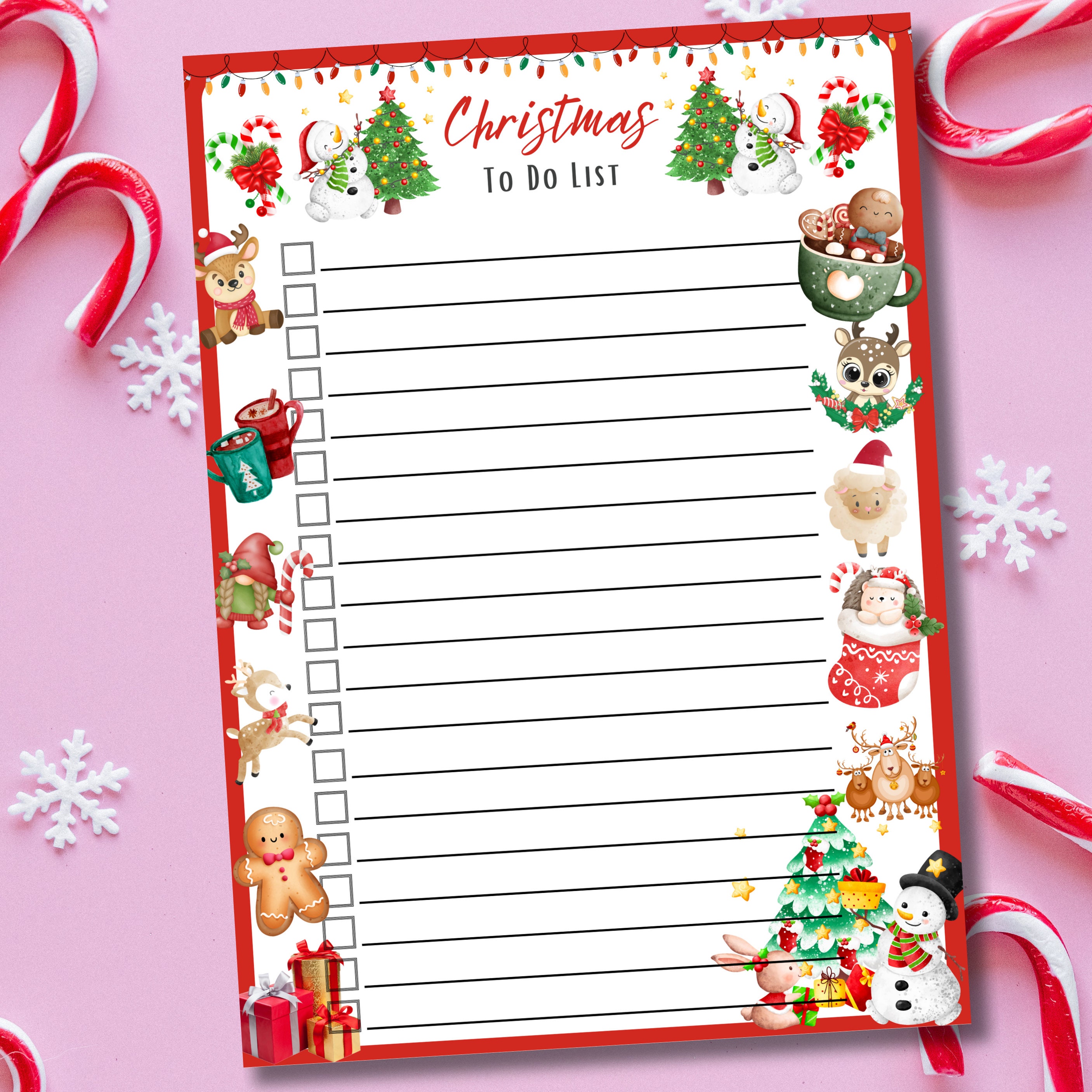 Christmas to Do List | Printable to Do List | Christmas Planner ...