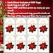 Christmas Gift Tag Printable Christmas Gift Tag Poinsettia Gift Tag ...