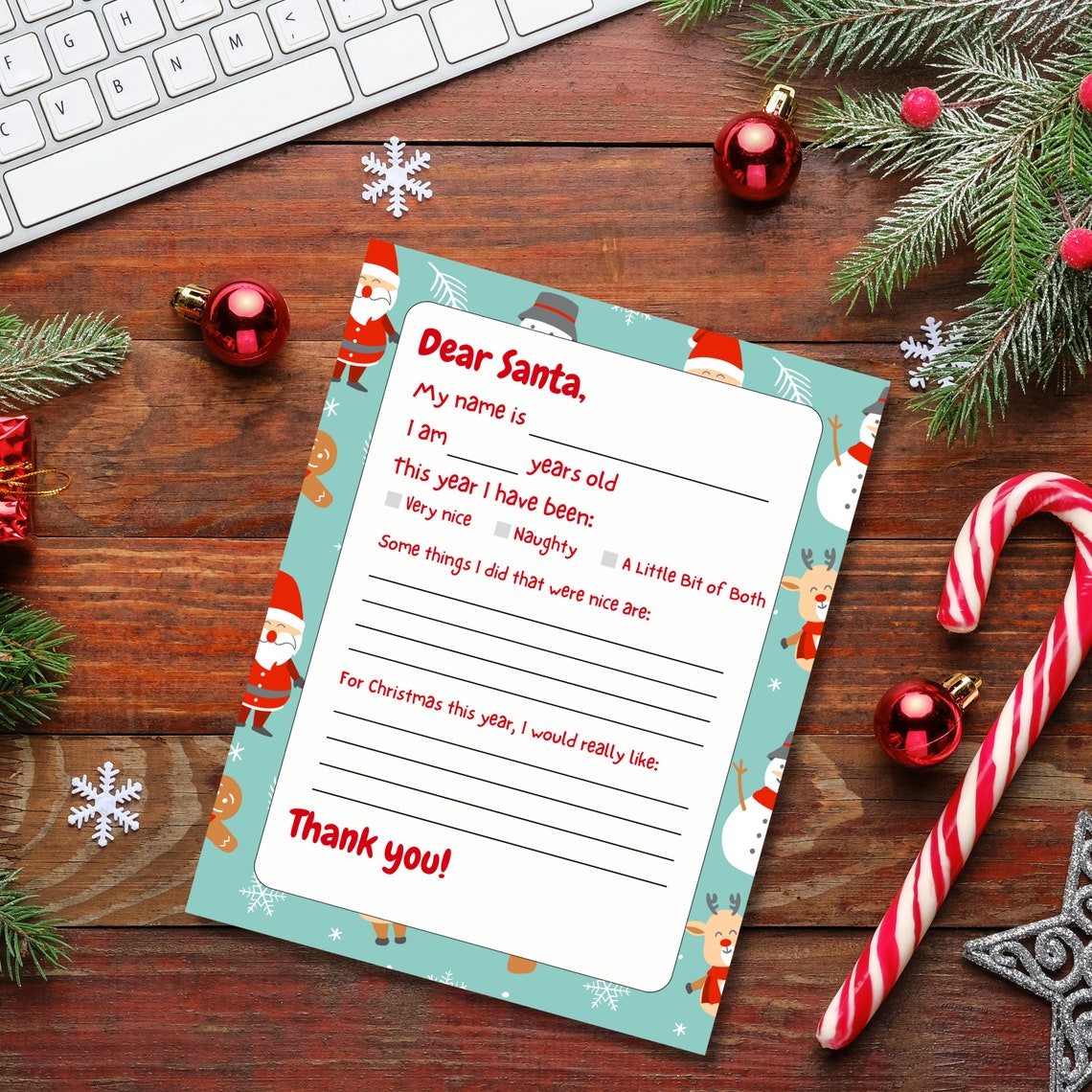 Letter to Santa Bundle Printable Letters to Santa Kids - Etsy