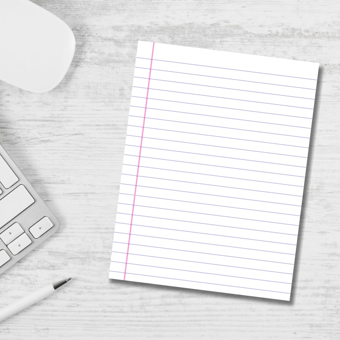 Printable Lined Paper | Note Pad Paper | Blank Lined Paper | Note ...