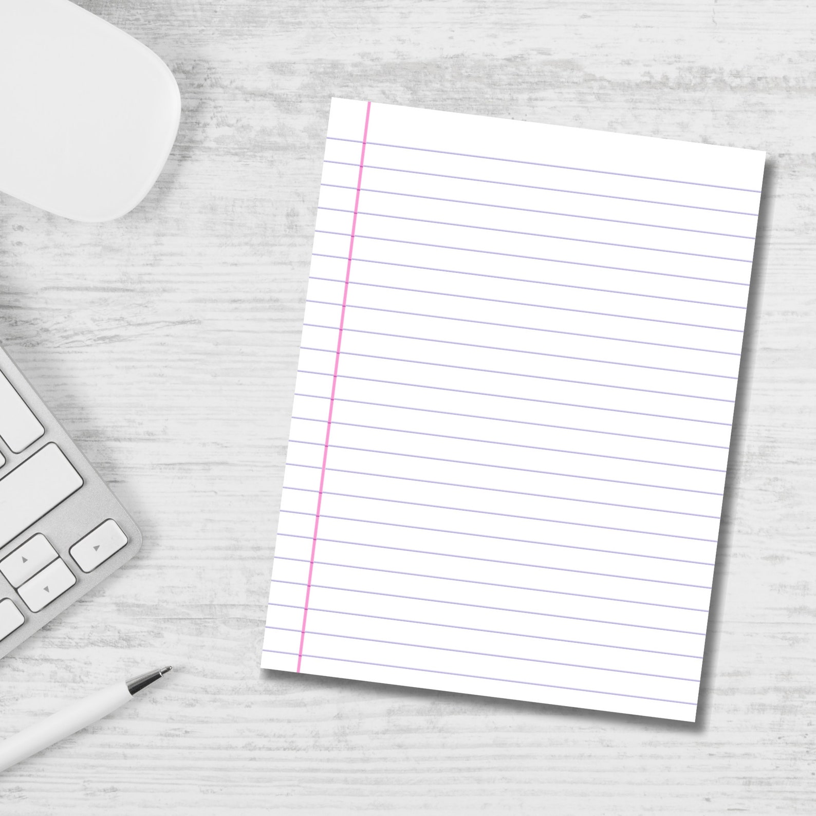 Printable Lined Paper | Note Pad Paper | Blank Lined Paper | Note ...