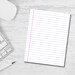 Printable Lined Paper | Note Pad Paper | Blank Lined Paper | Note ...