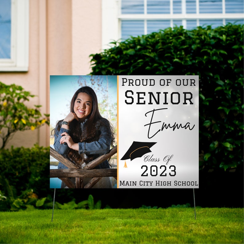 Graduation Yard Sign, High School Graduation Yard Sign, College ...