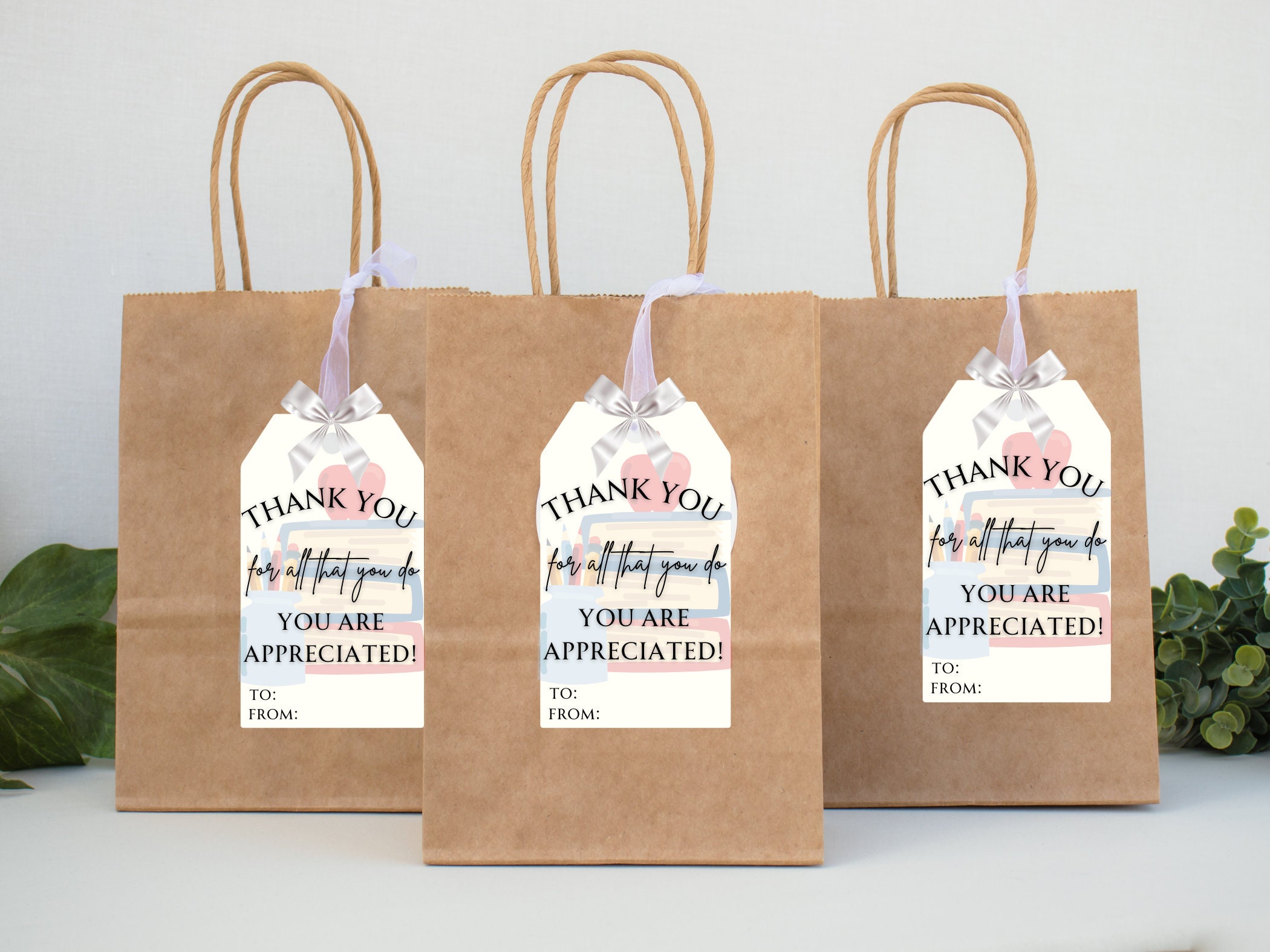 Teacher Appreciation Gift Tag |thank You Gift Tag | Teacher ...