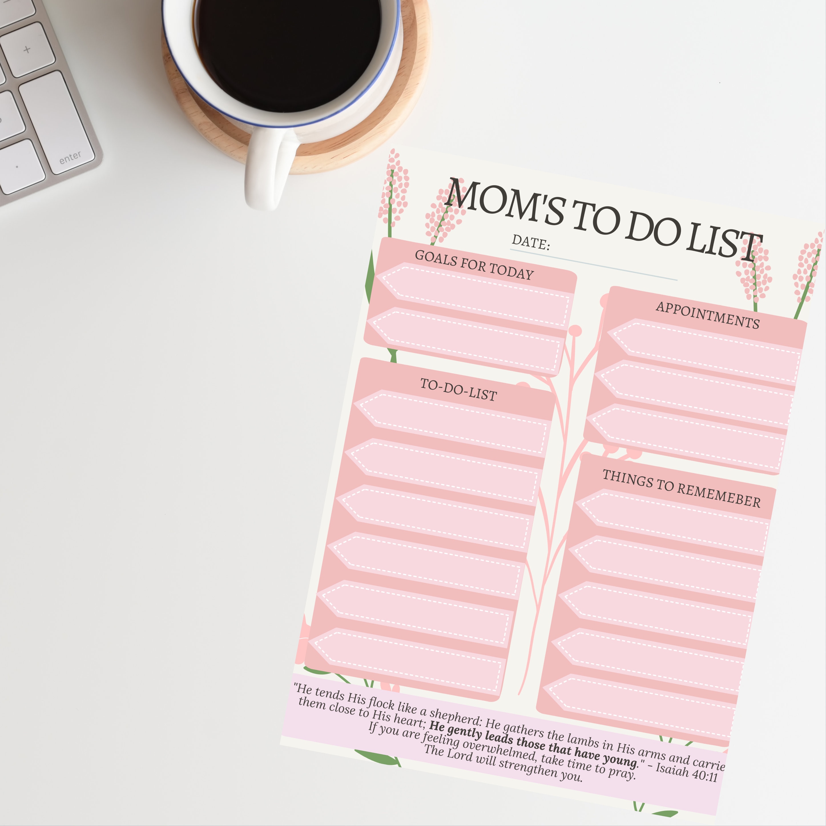 Mom To-do-list, Mom to Do List Journal, Mom Journal Note Page ...