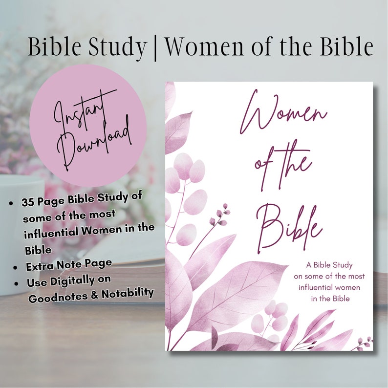 Bible Study Women of the Bible Women of Faith Research - Etsy