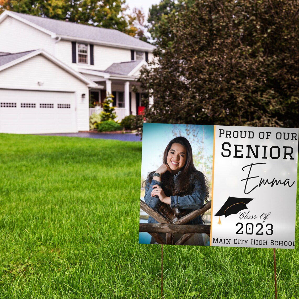 Graduation Yard Sign, High School Graduation Yard Sign, College ...