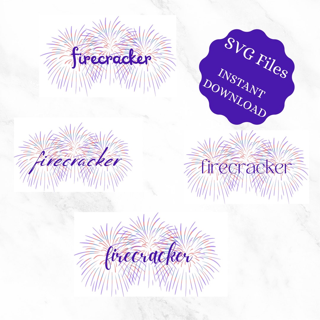 Firecracker SVG | Fireworks SVG | Svg Bundle | Instant Download ...