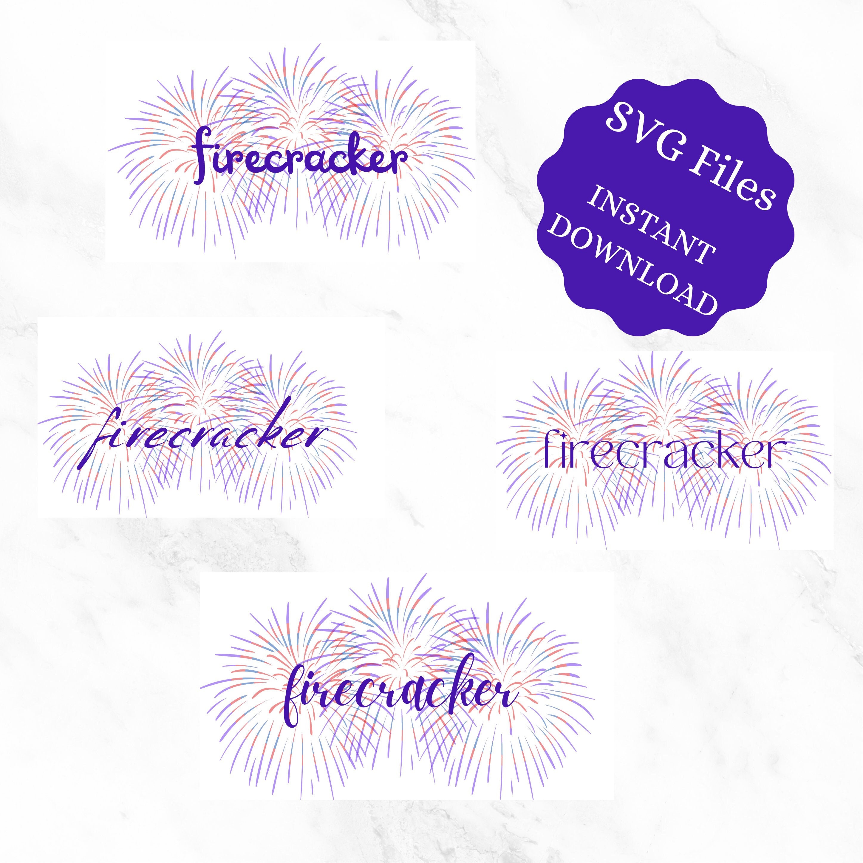 Firecracker SVG | Fireworks SVG | Svg Bundle | Instant Download ...