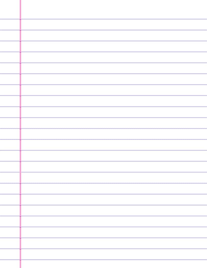 Lined Paper Note Pad Note Paper Blank Lined Paper Note - Etsy