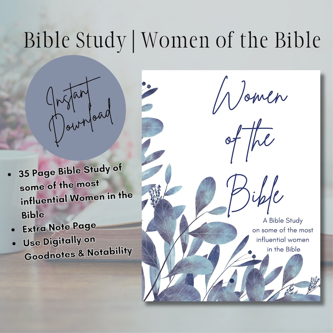 Bible Study Women of the Bible Women of Faith Research - Etsy
