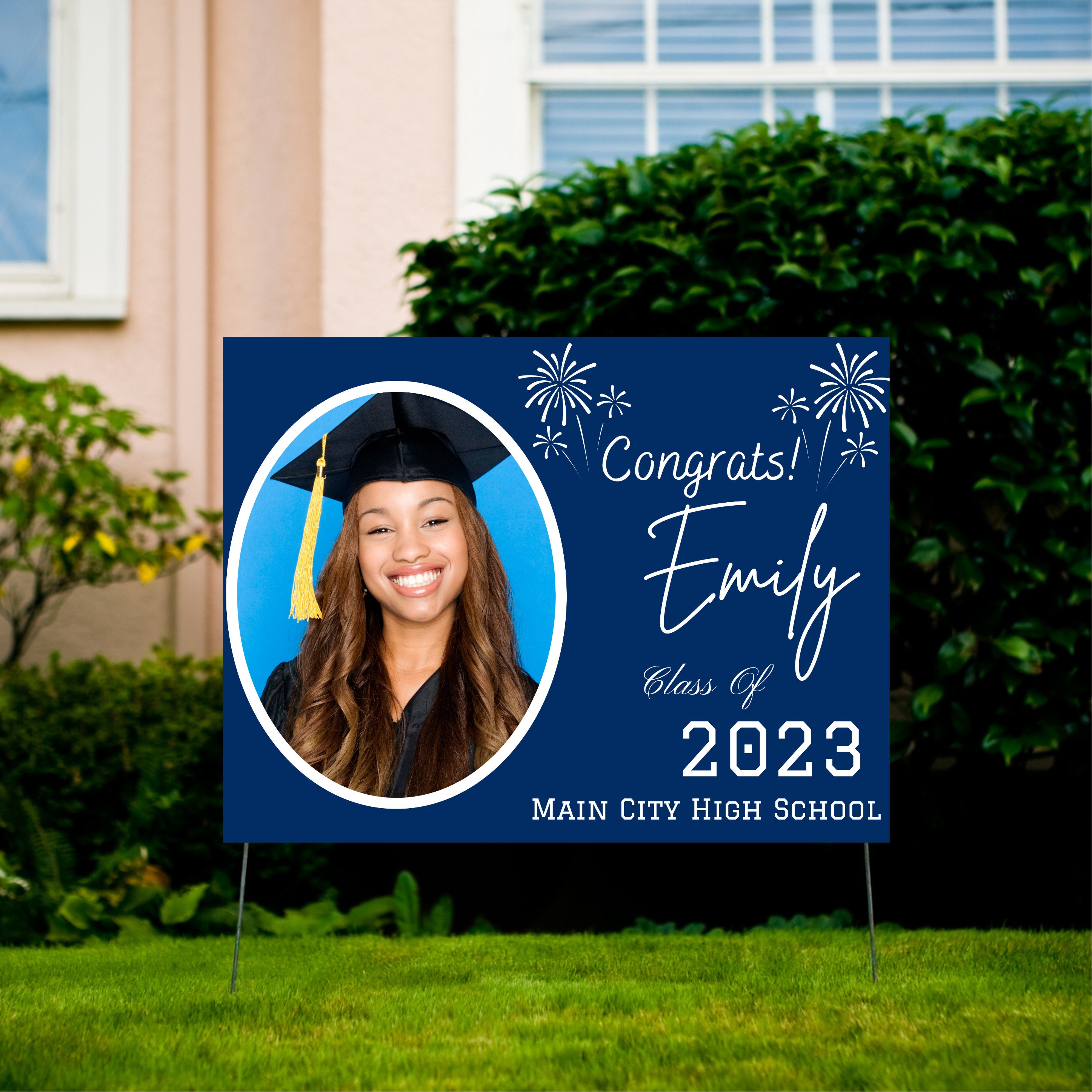 Graduation Yard Sign, High School Graduation Yard Sign, College ...