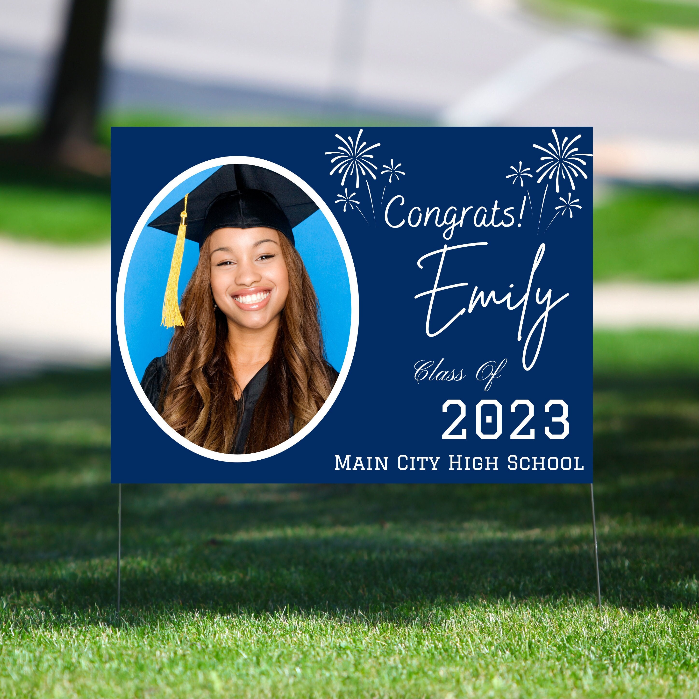 Graduation Yard Sign, High School Graduation Yard Sign, College ...