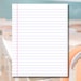 Printable Lined Paper | Note Pad Paper | Blank Lined Paper | Note ...