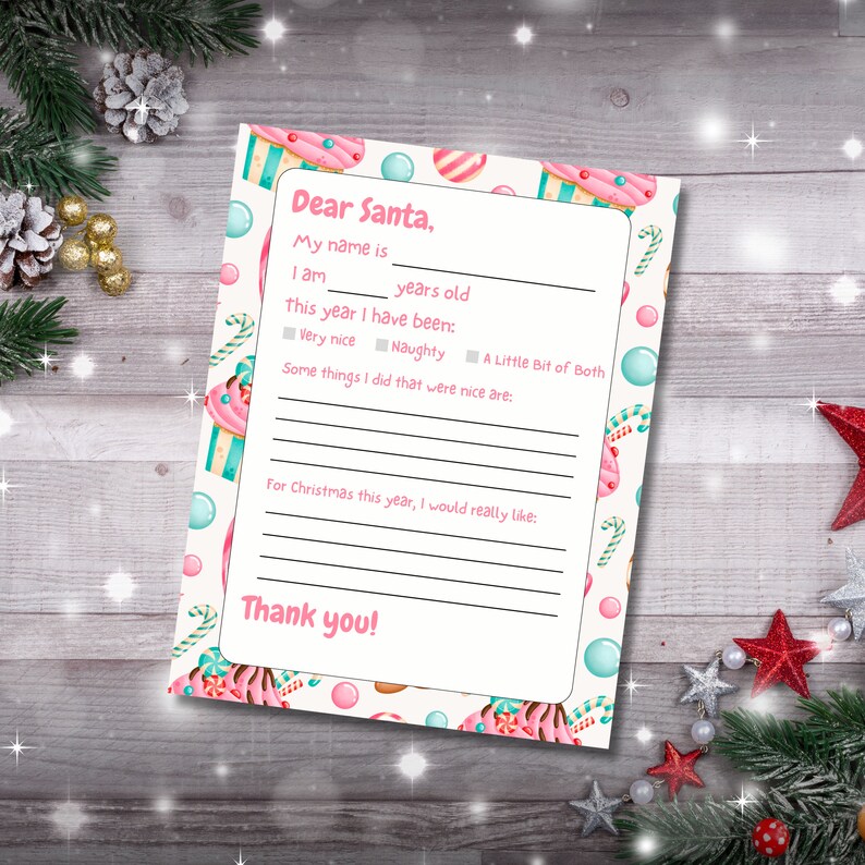 Letter to Santa Bundle Printable Letters to Santa Kids - Etsy