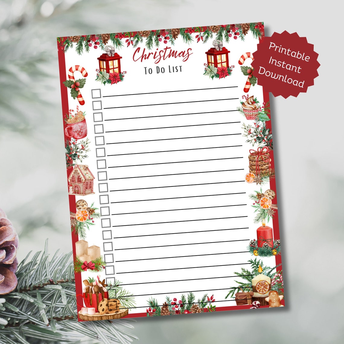 Christmas to Do List | Printable to Do List | Christmas Planner ...