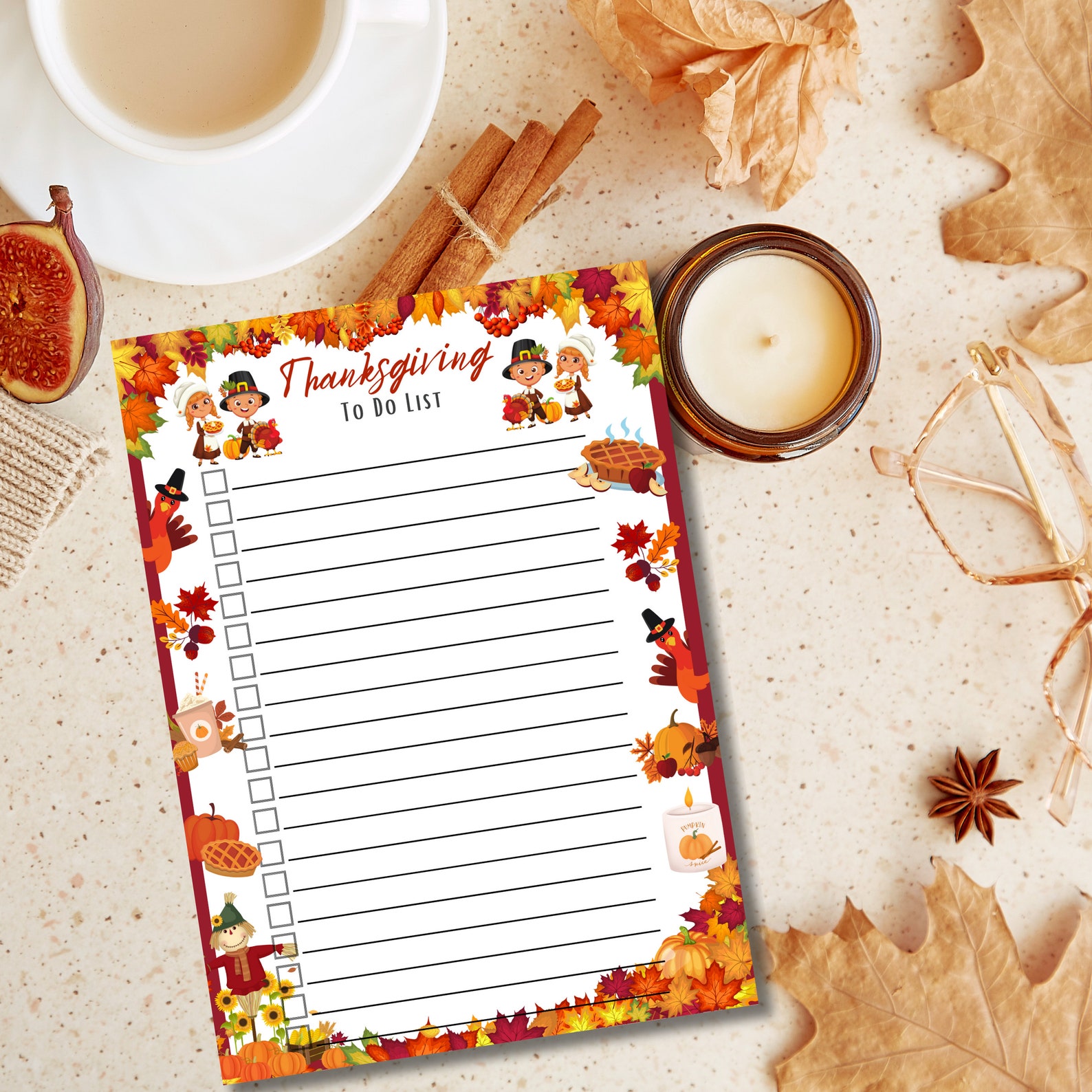 Thanksgiving to Do List | Printable to Do List | Thanksgiving Planner ...
