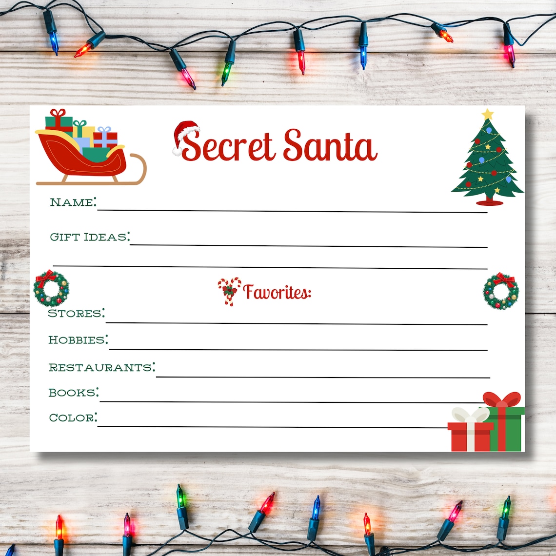 Secret Santa Gift Exchange | Holiday Party Gift Exchange | Christmas ...