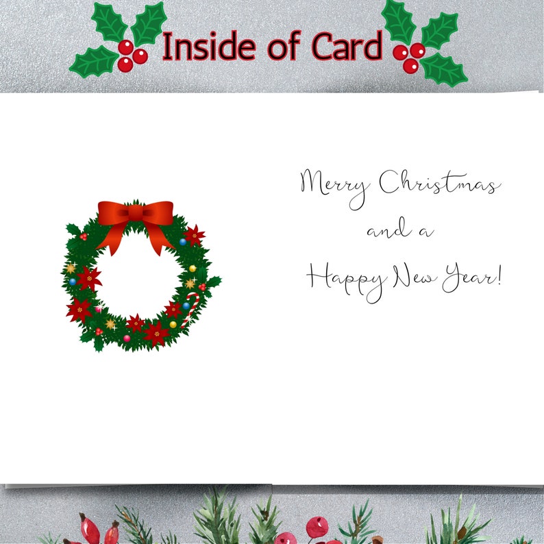Printable Christmas Card | Classic Christmas | Christmas Red Truck ...