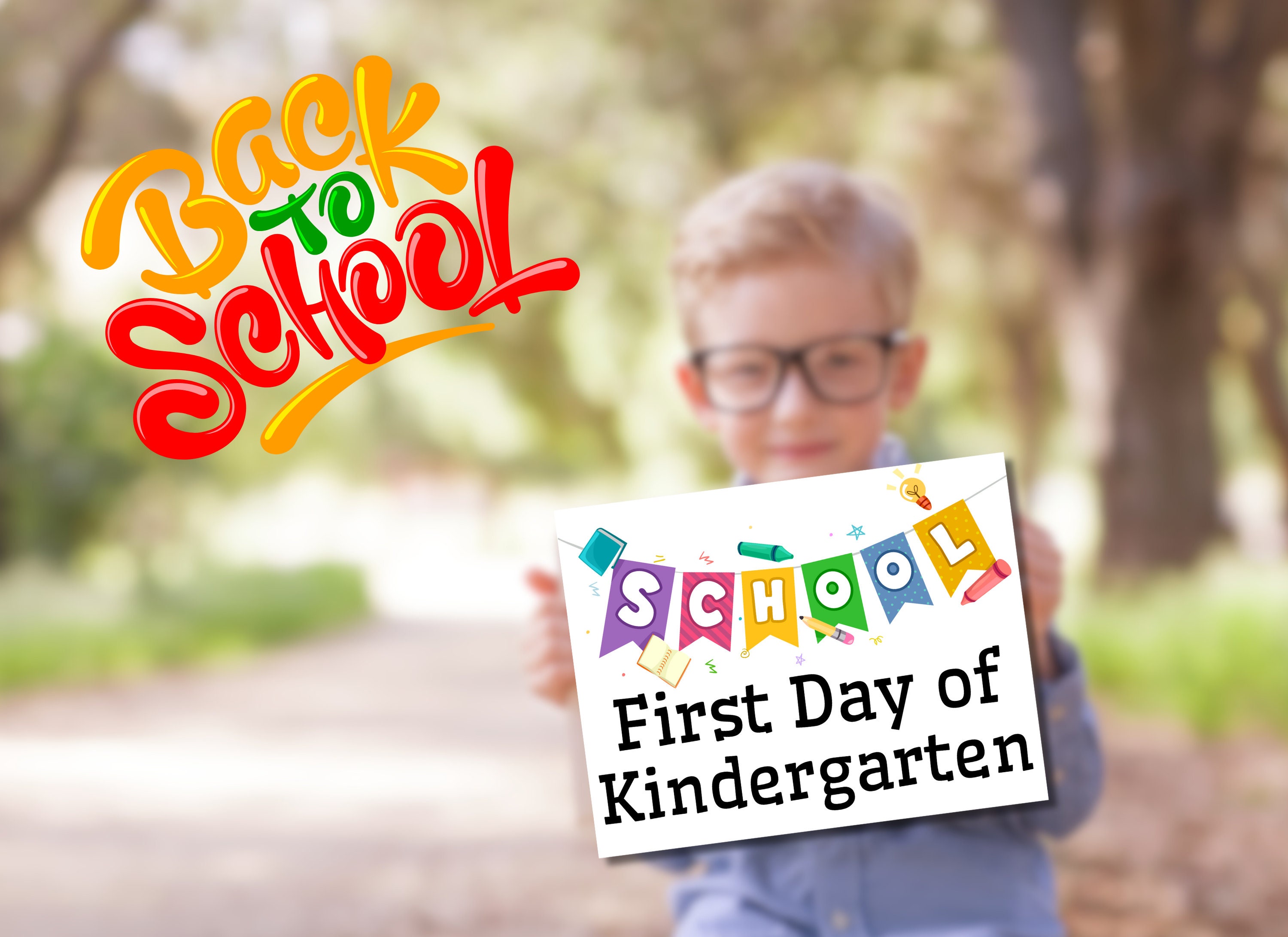 First Day of School Sign Back to School Sign Printable First Day School ...