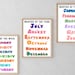 Educational Posters Classroom Decor Homeschool Posters Kindergarten Pre ...