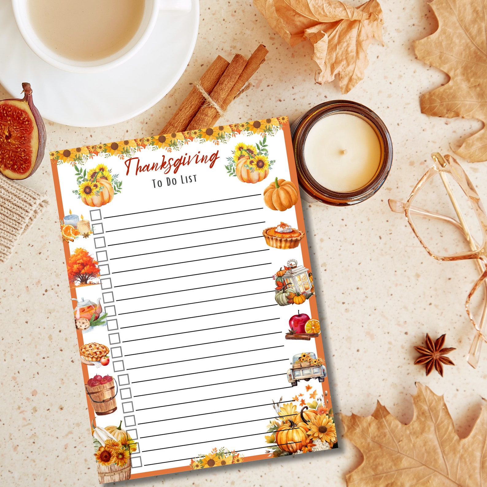 Thanksgiving to Do List | Printable to Do List | Thanksgiving Planner ...