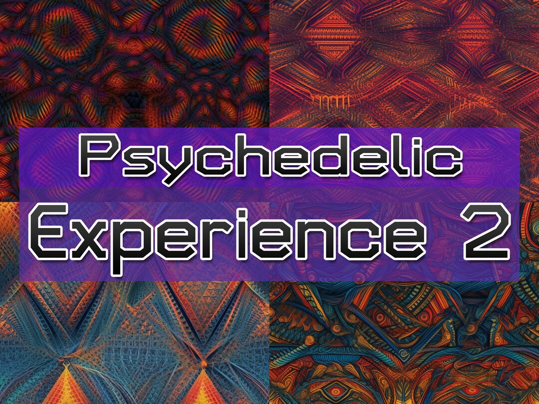 10 Seamless Digital Tiles, Psychedelic Experience 2 - Etsy
