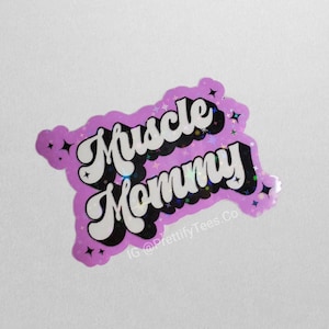 Fitness Sticker, Muscle Mommy Sticker, Workout Sticker, Weightlifting ...