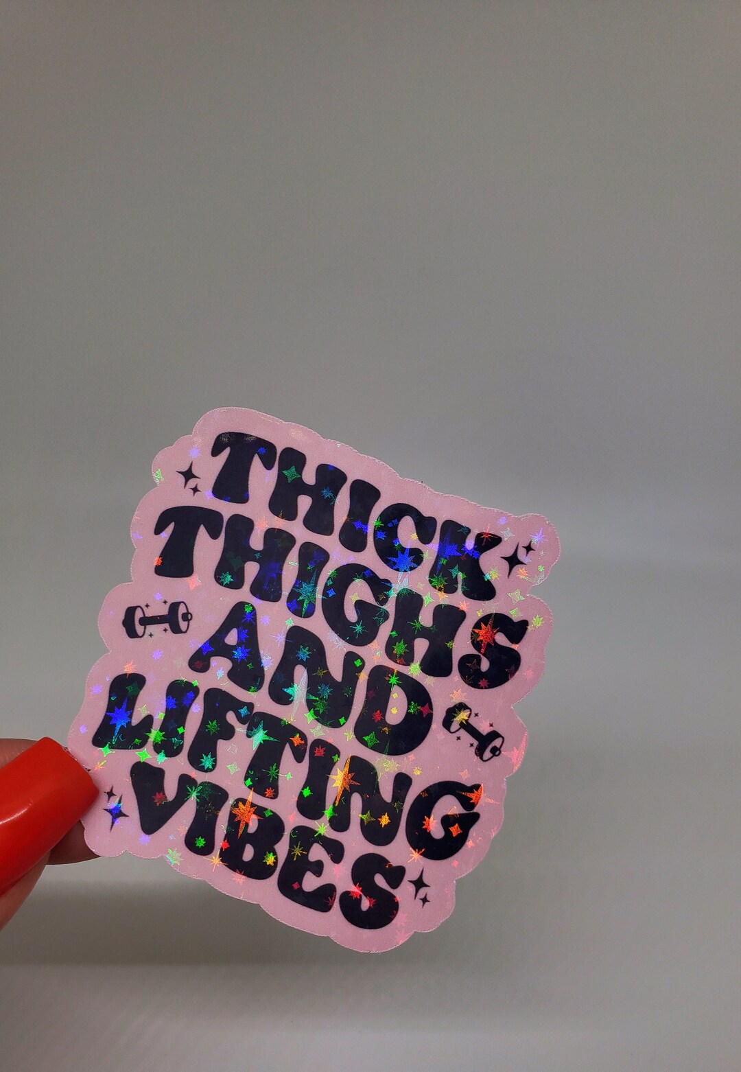 Fitness Sticker Thick Thighs Gym Girl Era Sticker Workout Sticker ...