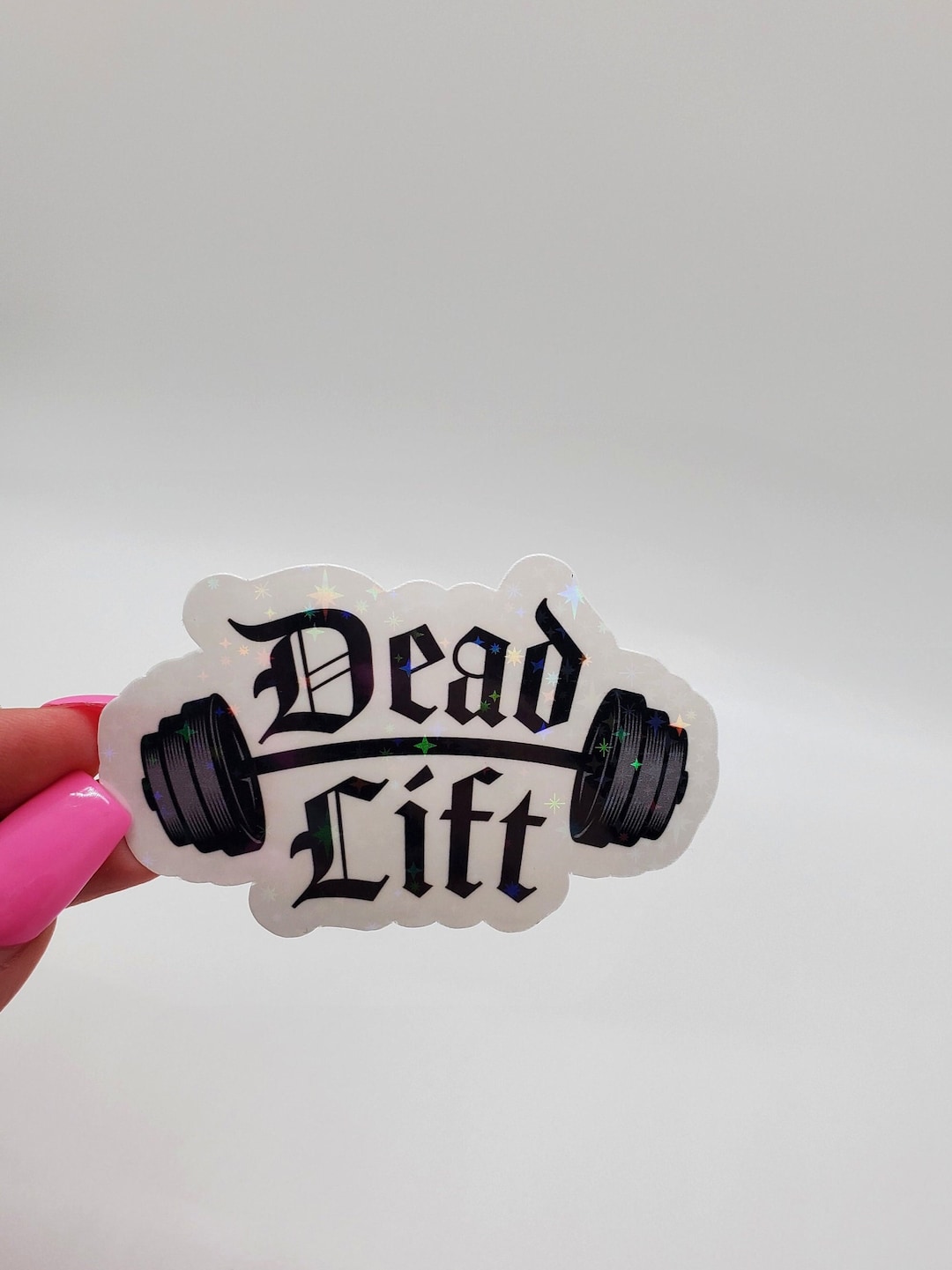Gym Sticker Deadlifting Sticker Workout Sticker Weightlifting Sticker ...