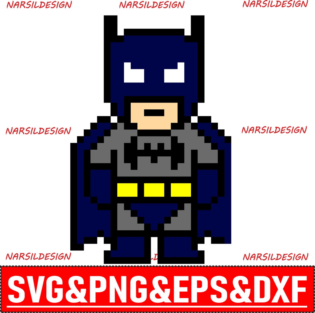 Super Hero Svg Pixel Art, Super Hero Shirts, Super Hero Png, Custom ...