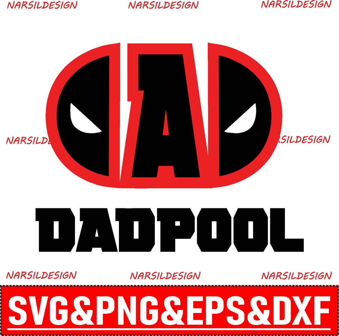 DADPOOL Layered Item, Deadpool Svg/png Layered Item, Deadpool Cricut ...