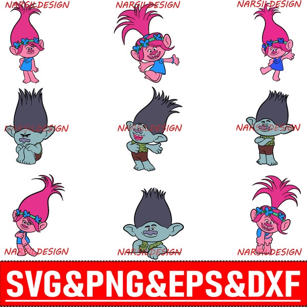 Trolls Cut Files - Etsy