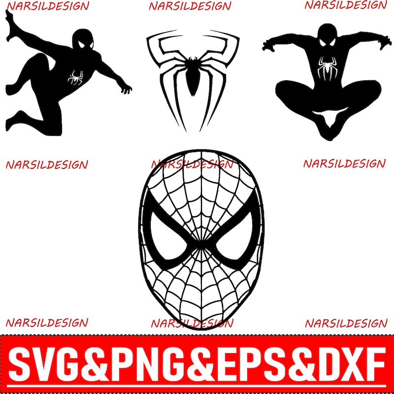 Spiderman Silhouette - Etsy