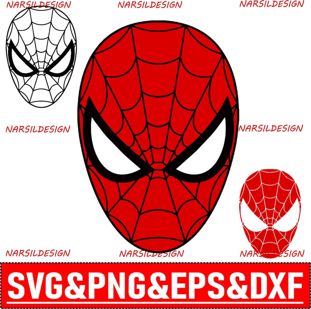 Spiderman SVG, Spiderman Face SVG, Spiderman Clipart, Spiderman Shirt ...