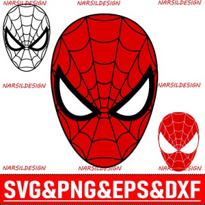Spiderman SVG, Spiderman Face SVG, Spiderman Clipart, Spiderman Shirt ...
